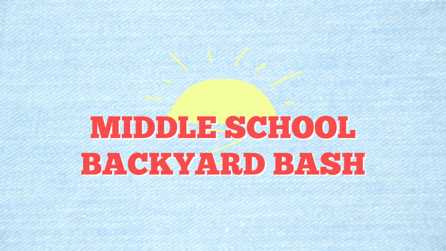 MS Backyard Bash - Salem Alliance Church